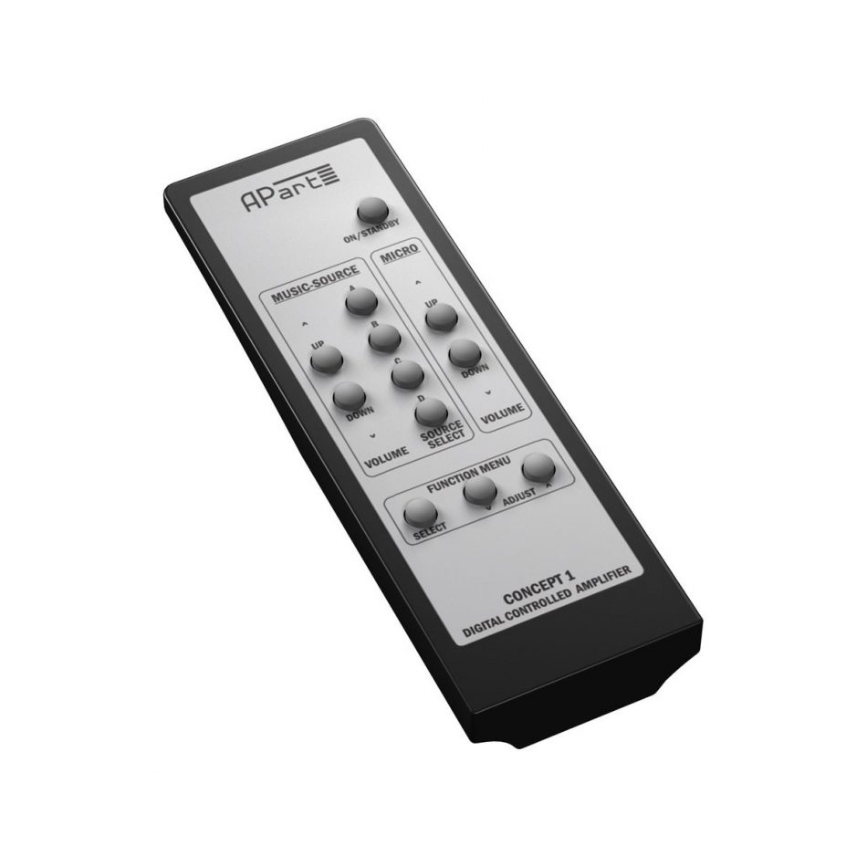 APART CONCEPT1 CONTROL REMOTO - Acústica, Audio, Video/CCTV